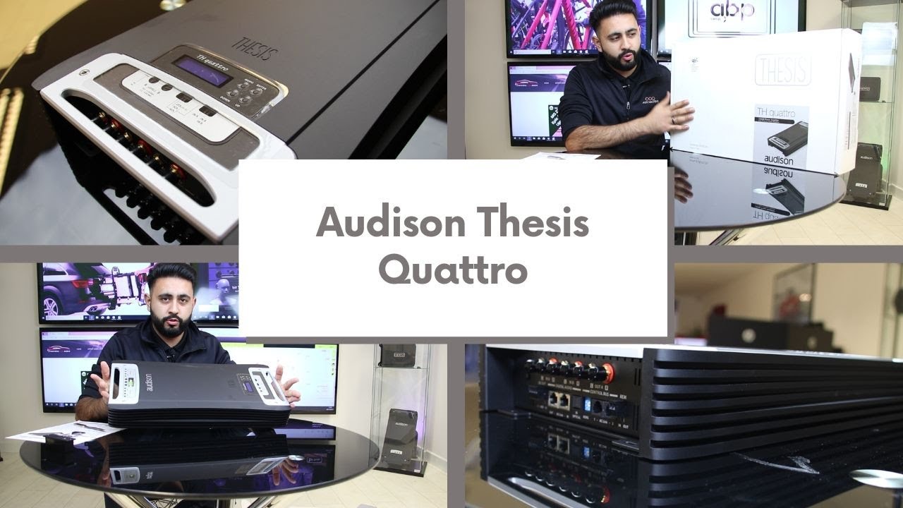 Thesis Quattro Amplifier Unboxing | Cambridge Car Audio - YouTube