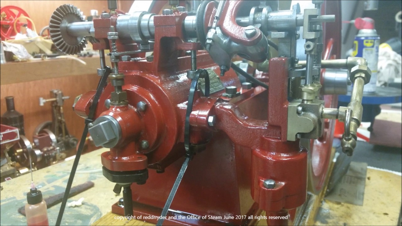 Barn Fresh Half Scale Model of a 1 HP Springfield Type A Gas Engine - YouTube