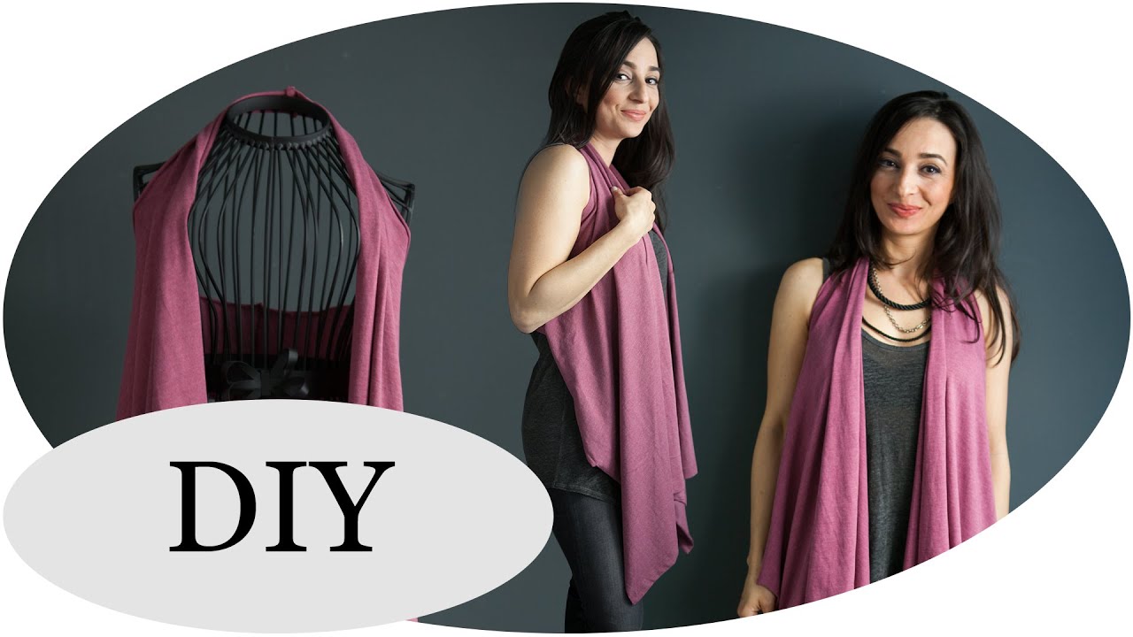 DIY Weste // Quick & Easy in 3 Minuten! - YouTube