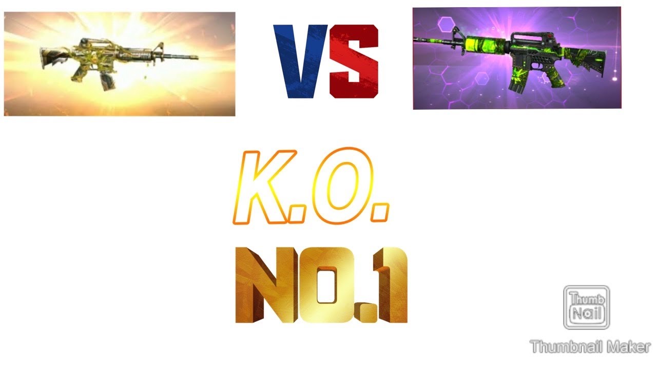 Earth m4a1 vs venom m4a1 - YouTube