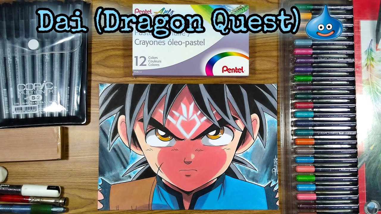 Drawing Dai (Dragon Quest) - YouTube