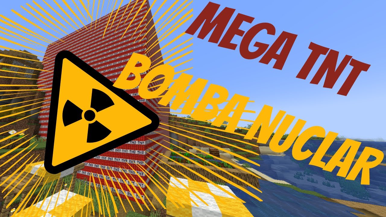 Como hacer Mega TNT (Bomba Nuclear) Minecraft - YouTube