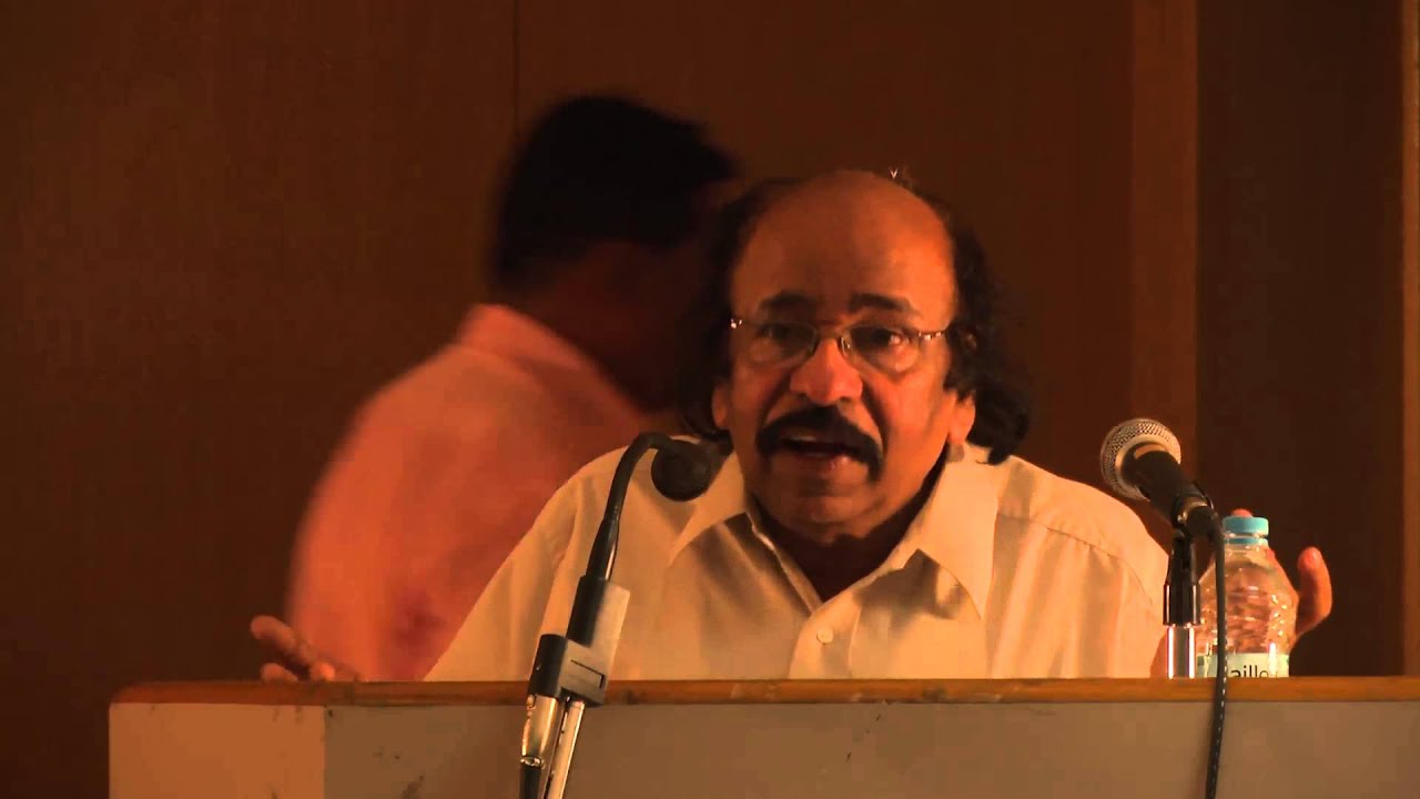 Distinguished lecture by Prof. K. Satchidanandan - YouTube