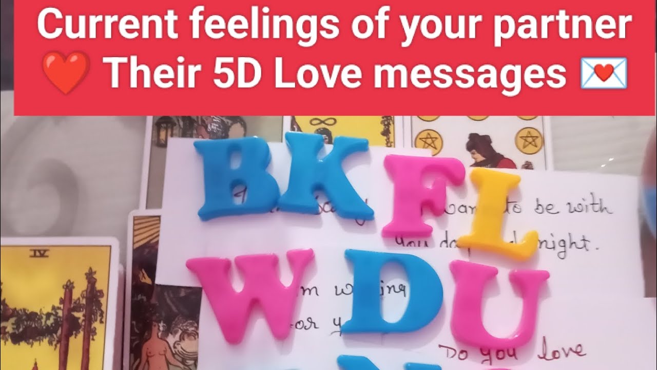 Current feelings of your partner ️ Their 5D Love messages #tarotreading ...