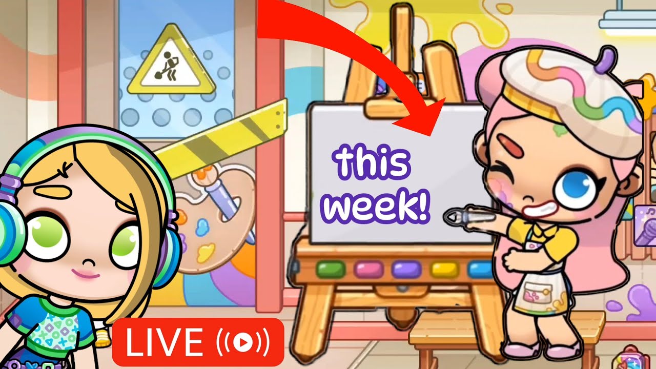 (LIVE) ART CLASS SNEAK PEEK + NEW FREE OUTFIT! (Avatar World with Lisa ...
