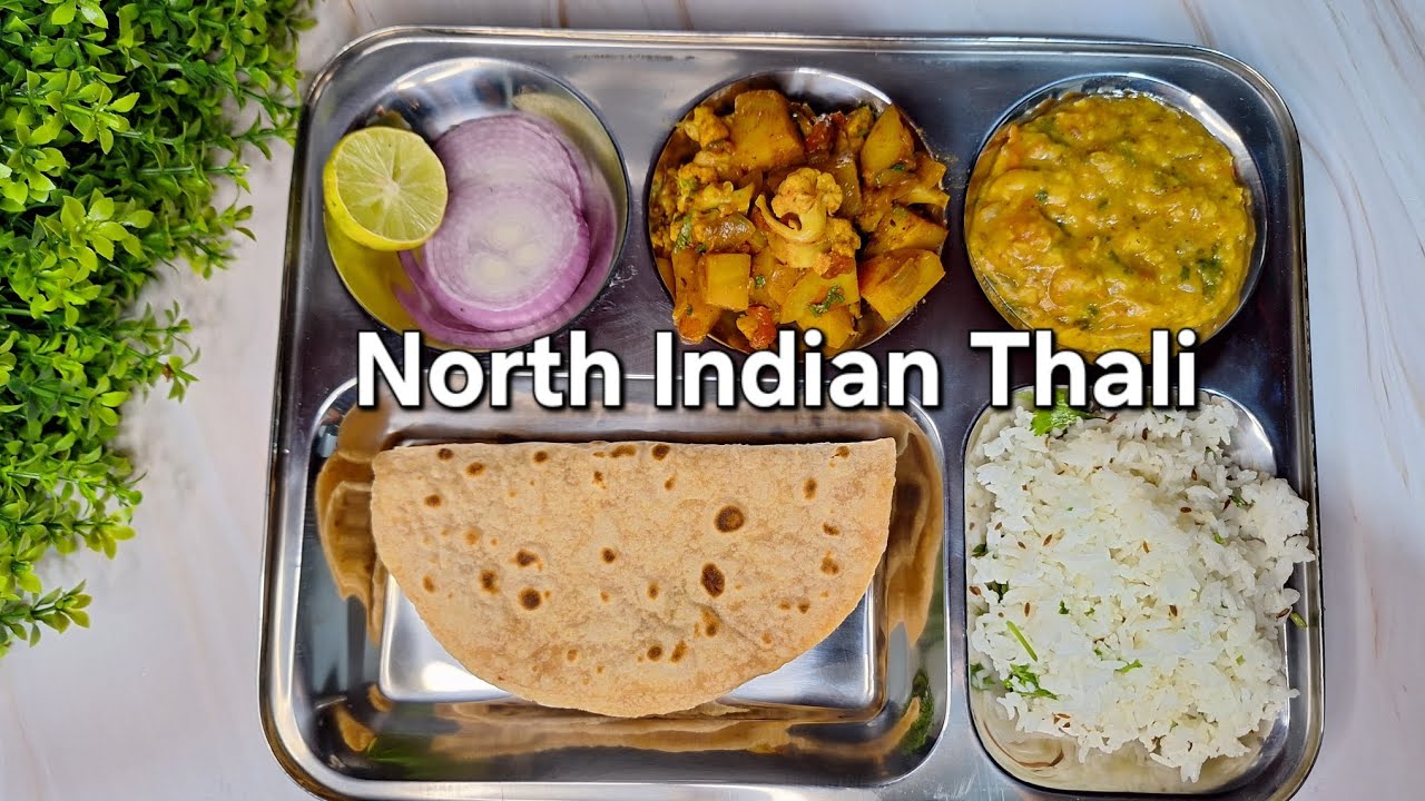North Indian Thali Recipe | North Indian Meals @pallavi's creative ...