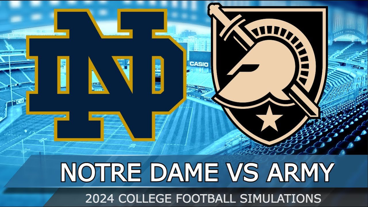 Notre Dame vs Army - NCAA Football 11/23/24 Full Game Highlights ...
