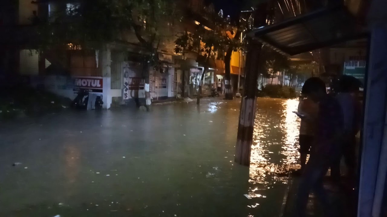 HEAVY RAIN AT MATHIKERE - YouTube
