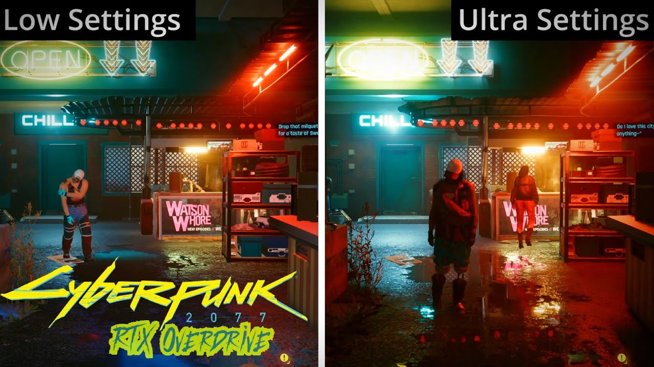 Cyberpunk 2077 RTX Overdrive: Ultra Overdrive vs Low Settings - A ...