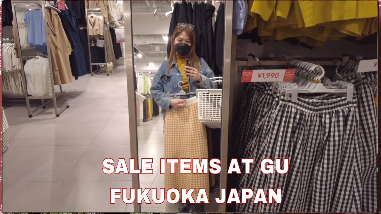 FUKUOKA JAPAN TRAVEL GUIDE 2023 | SHOPPING AT GU (SALE ITEMS WITH PRICES) | TRAVEL WITH ZEN ...