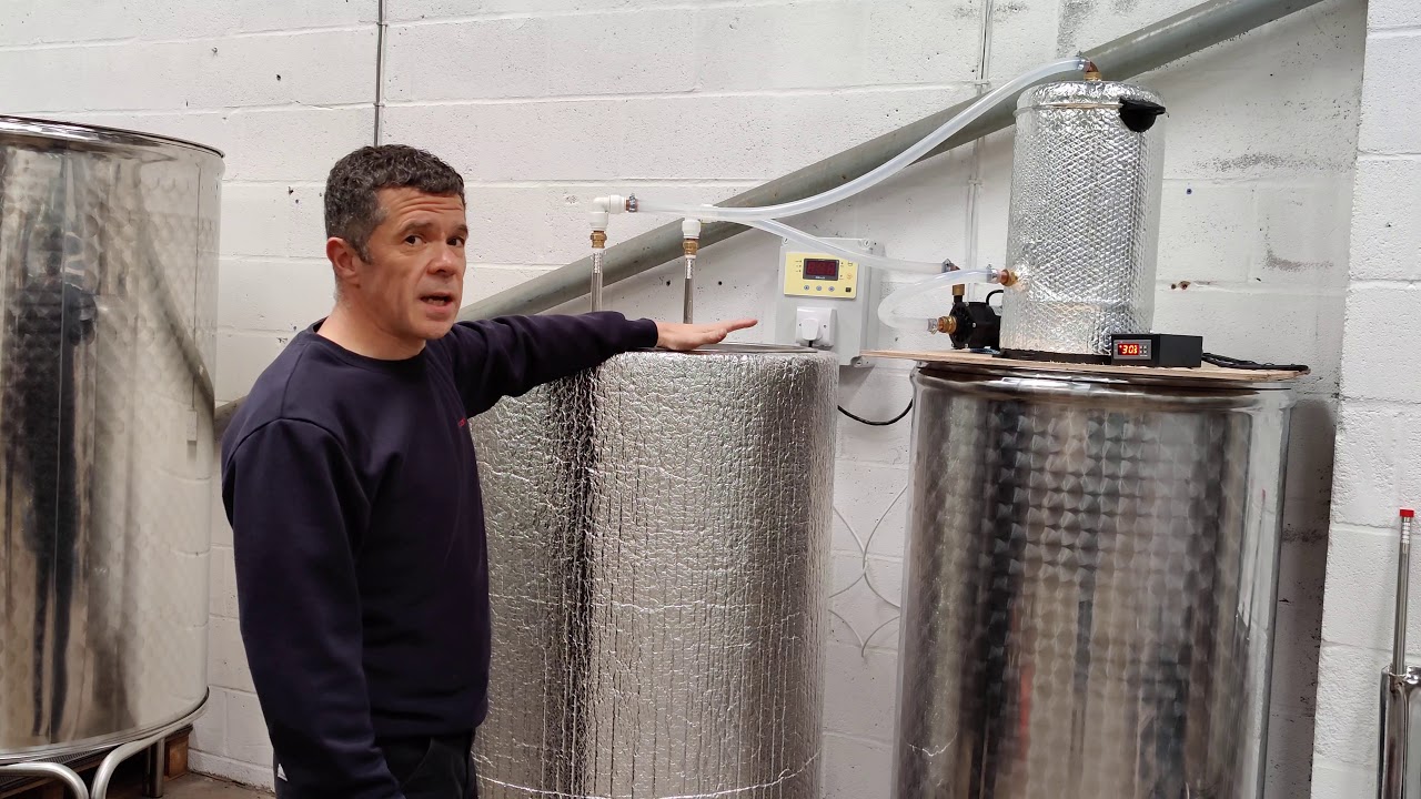 Heated fermenter - YouTube