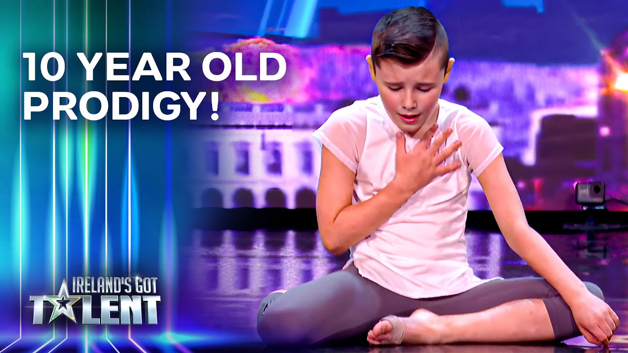 10 Year Old Prodigy SHOCKS With His Act! | Ireland's Got Talent - YouTube