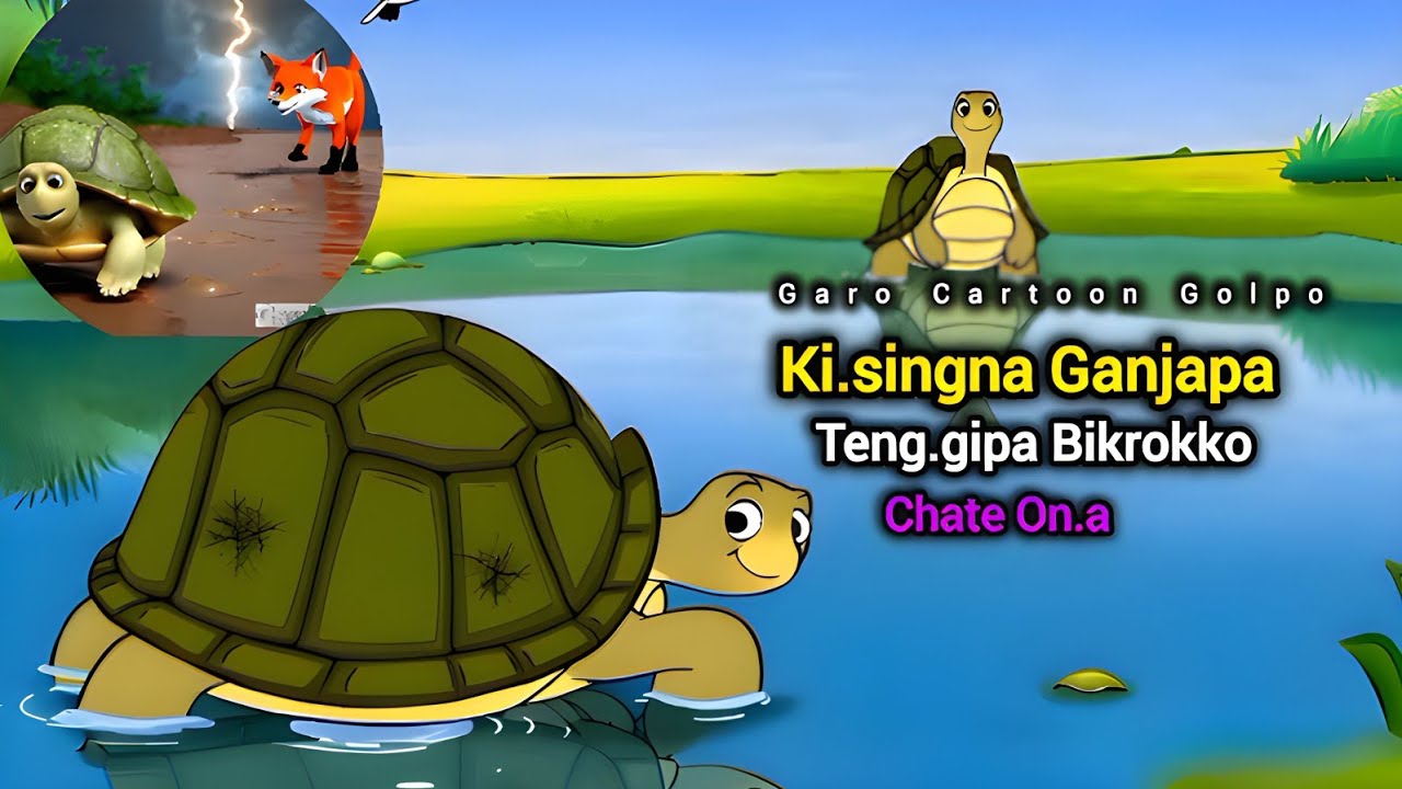 Ki'singna Ganjapa Teng'gipa Bikroko Chata / garo cartoon / garo gital ...