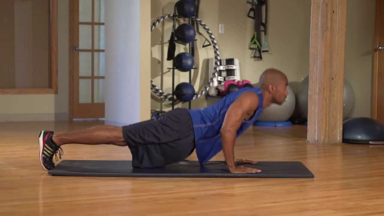 04 Cobra Tricep Push Up Plank HLF - YouTube