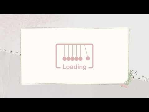 Cute aesthetic loading animation - YouTube