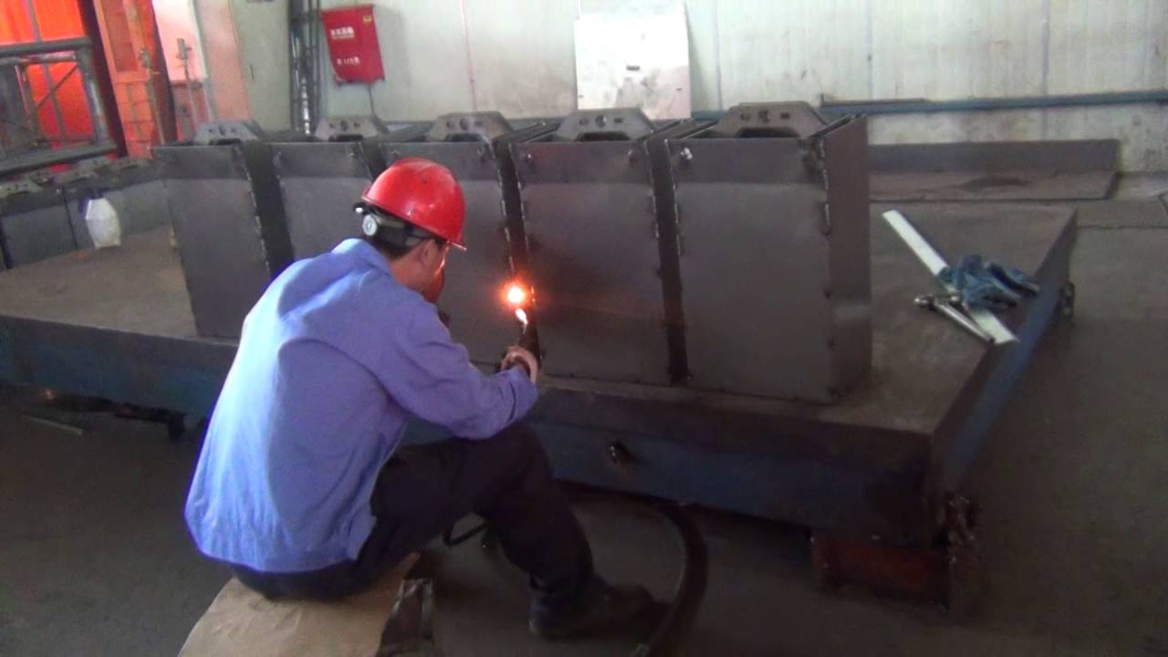 Custom ourdoor electric panel box welding parts - YouTube