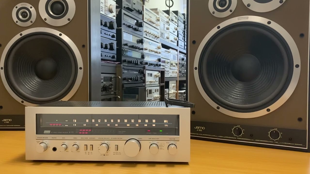 SANSUI R-70 DC Servo Vintage Stereo Receiver - YouTube