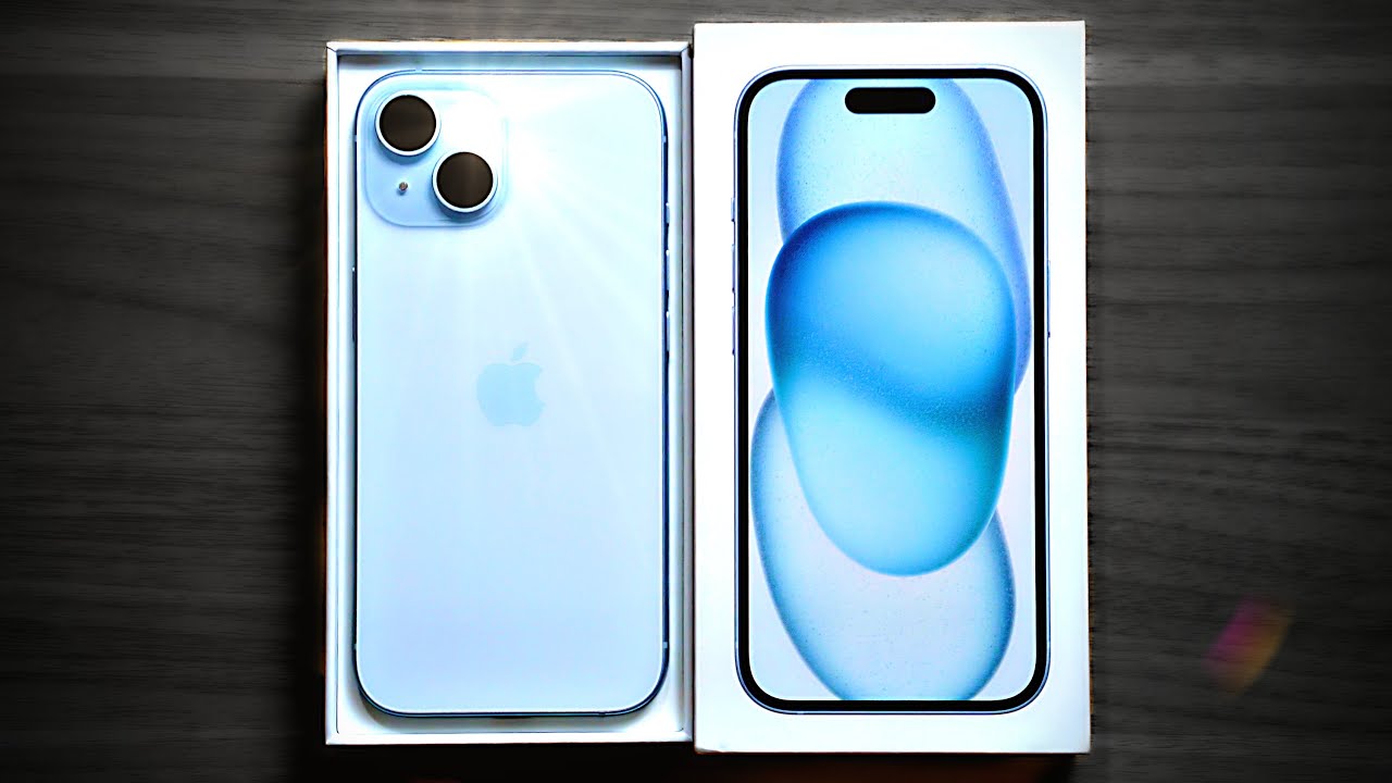 iPHONE 15 UNBOXING & FIRST IMPRESSIONS (iPhone 15 Blue 128gb) - YouTube