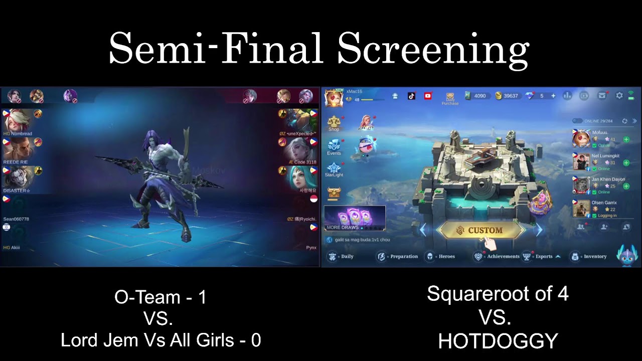 MLBB Screening Round 1 - YouTube