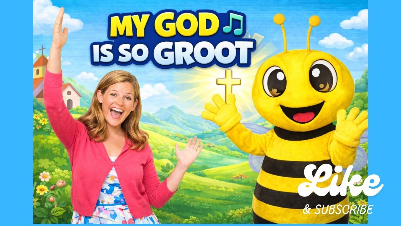 My God is so Groot 🙌 | Kinder Bybelliedjie | Bee-Bee die By - YouTube