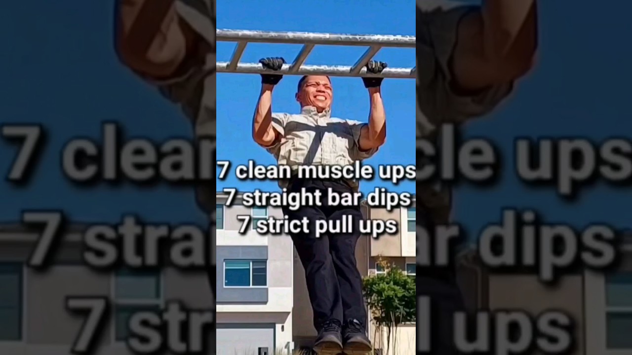 7 clean muscle ups to 7 straight bar dips to 7 strict pull ups! - YouTube
