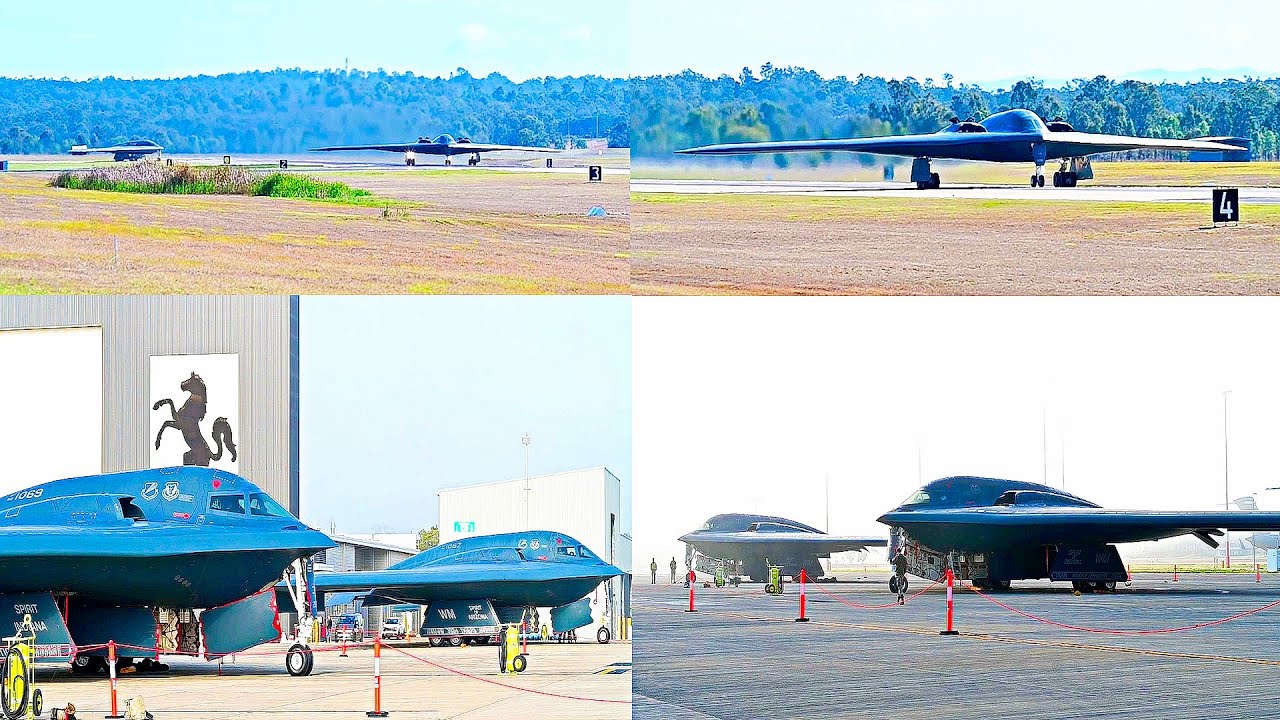 US Air Force B-2 Bomber Dominates Australian Skies in Show of Strength ...