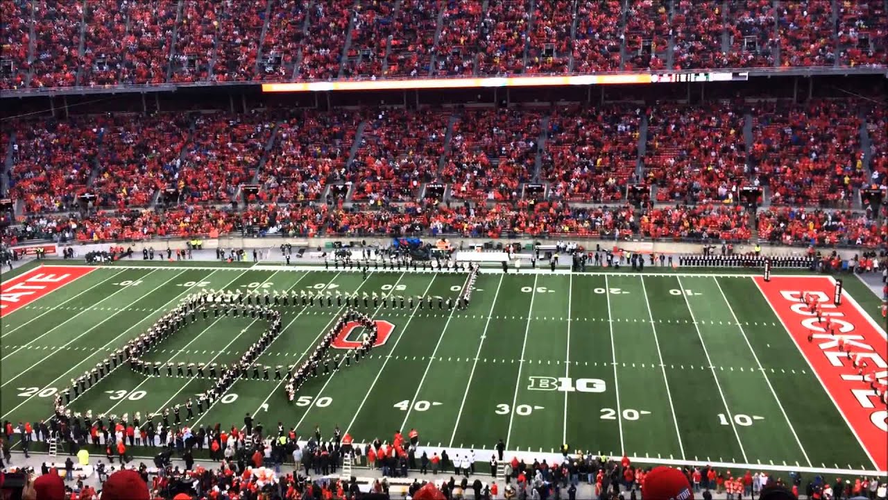Ohio State's Script Ohio Fast Motion in 14 secs! - YouTube