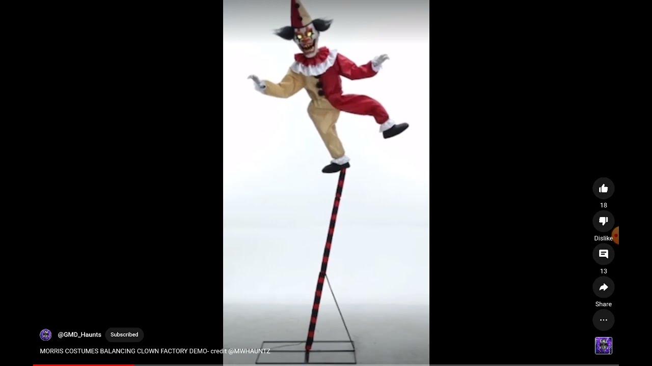 Morris Costumes 2024 - Balancing Clown Credit: @GMD_Haunts - YouTube