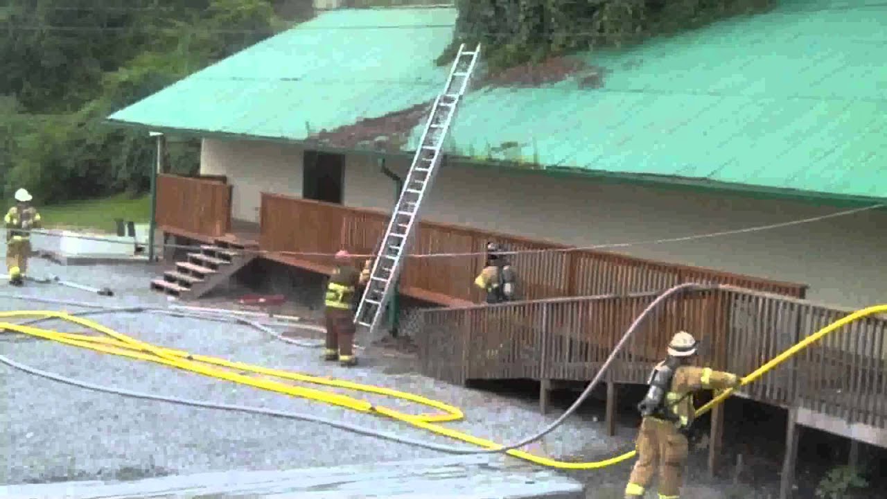 Fire in Vacant Building on Netherland Inn Road - YouTube