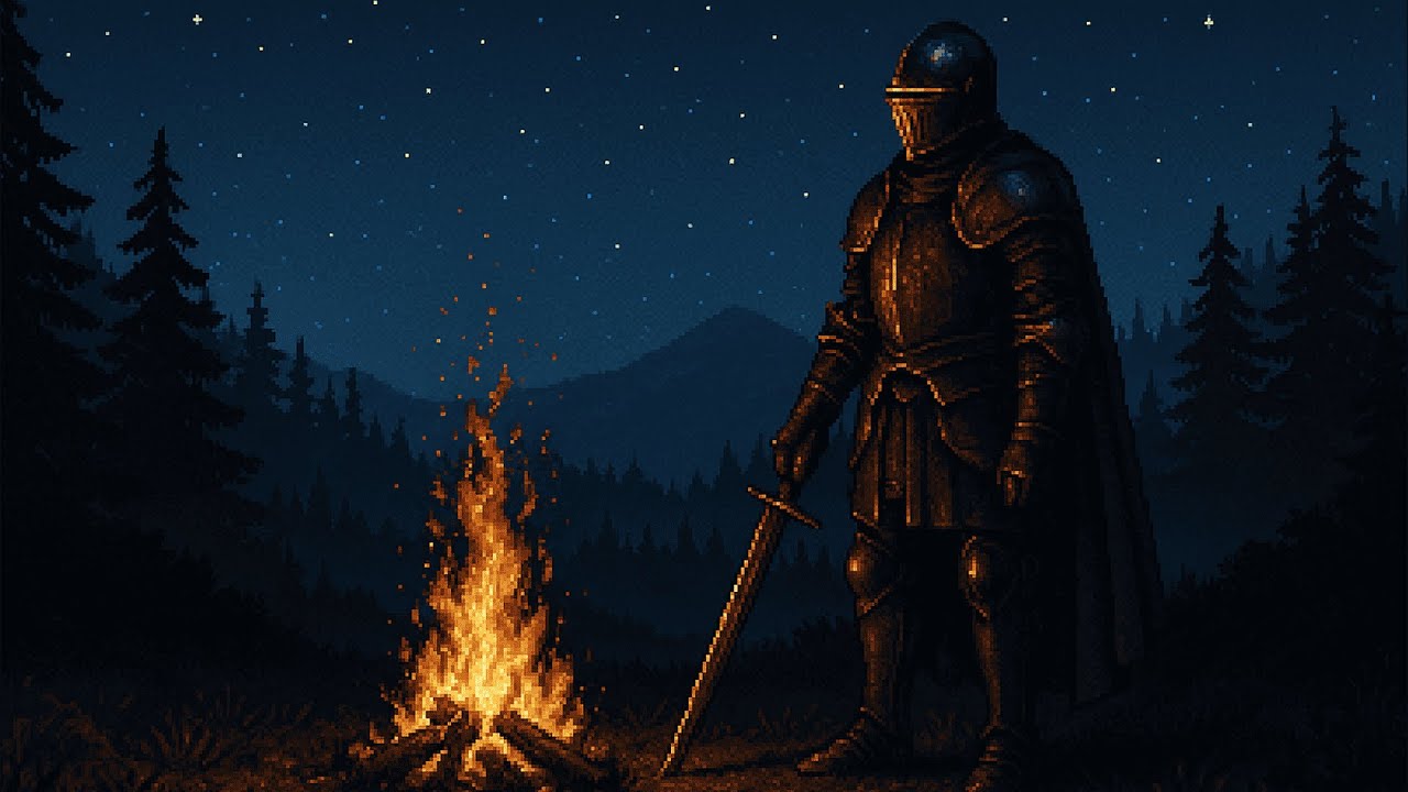 The knight watches over you tonight. | 2h Medieval LoFi Mix - YouTube