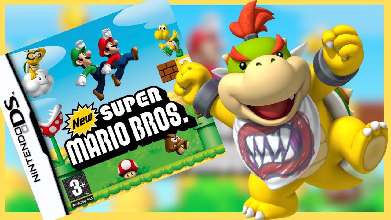 NEW SUPER MARIO BROS (DS-2006): Bof pour les anciens mais une référence ...