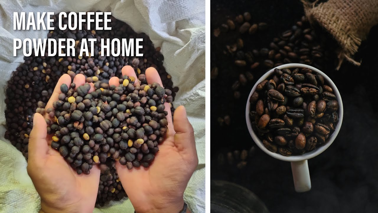 How To Make Coffee Powder At Home Easily - 2020 - YouTube