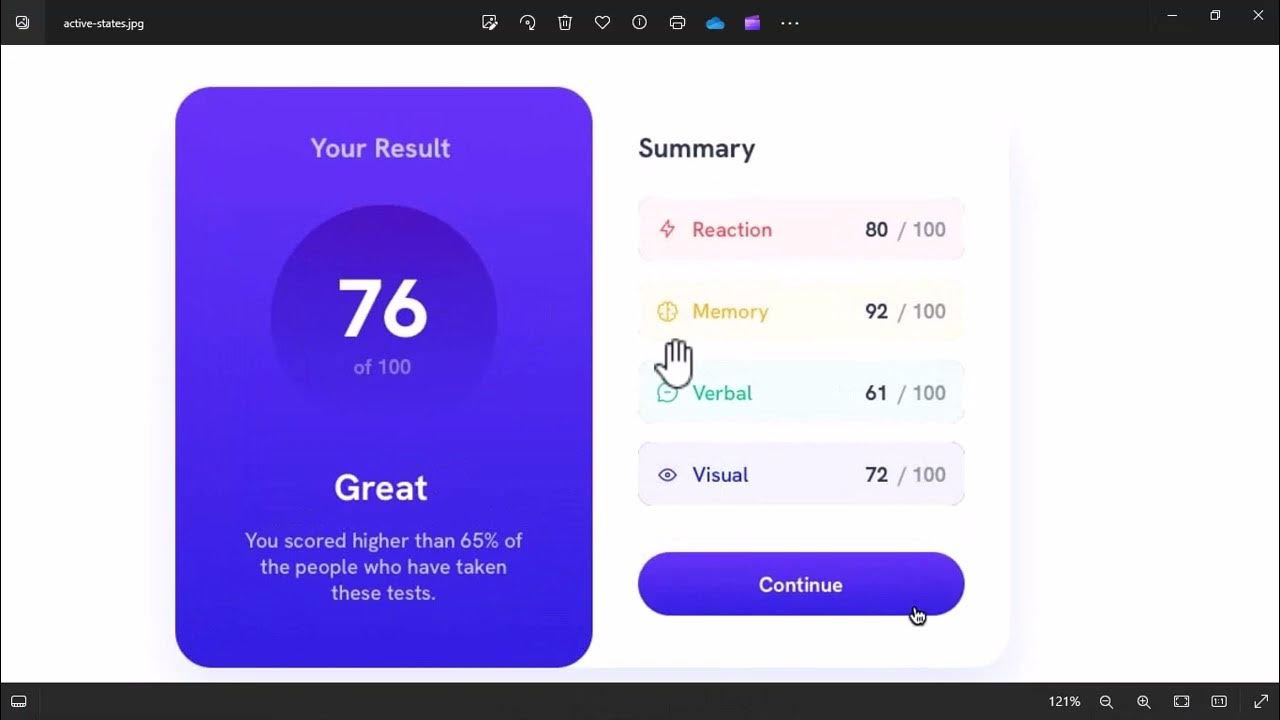 Results summary component | Frontend mentor challenge using #html and #css - YouTube