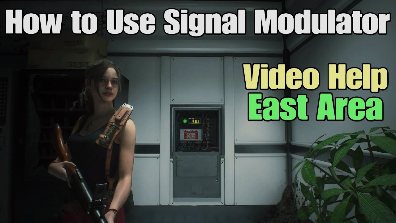 Resident Evil 2 ( Help Video ) How to Use Signal Modulator on Circuit ...