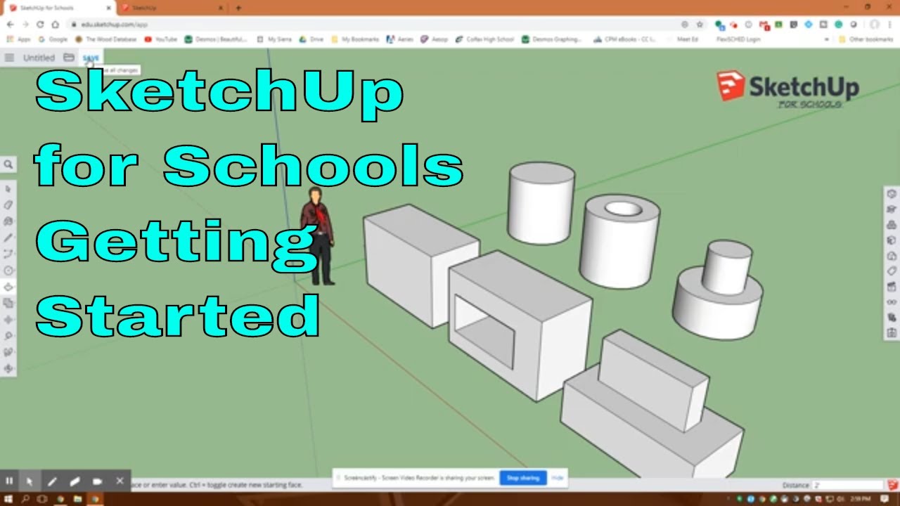 Getting Started In SketchUp For Schools Assignment 1 Basic Shapes Getting Started In SketchUp For Schools Assignment 1 Basic Shapes