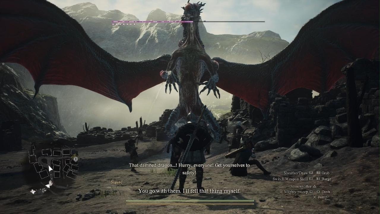Dragon's Dogma 2 - Melve Dragon Hunt - YouTube