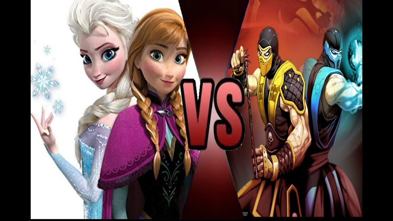 MUGEN - Elsa & Anna vs Scorpion & Sub-Zero (Frozen vs Mortal Kombat ...