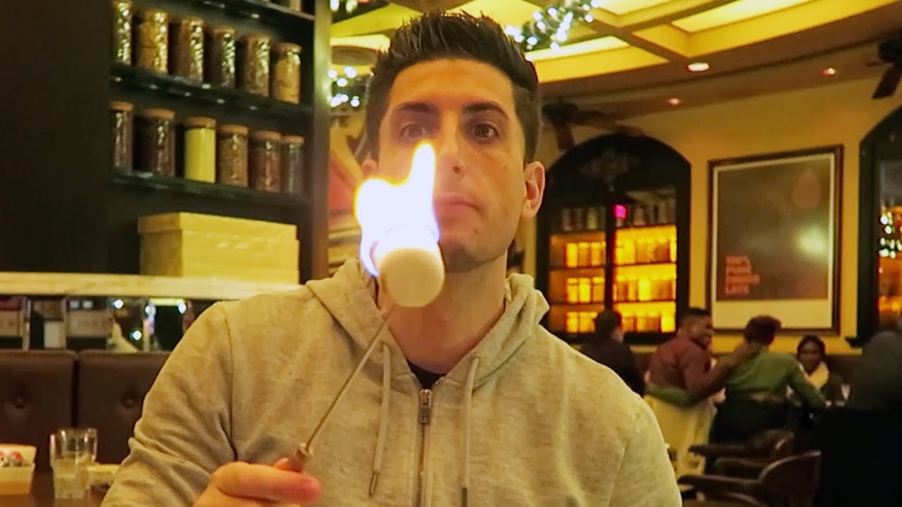 LIGHTING RESTAURANT ON FIRE!!! - YouTube