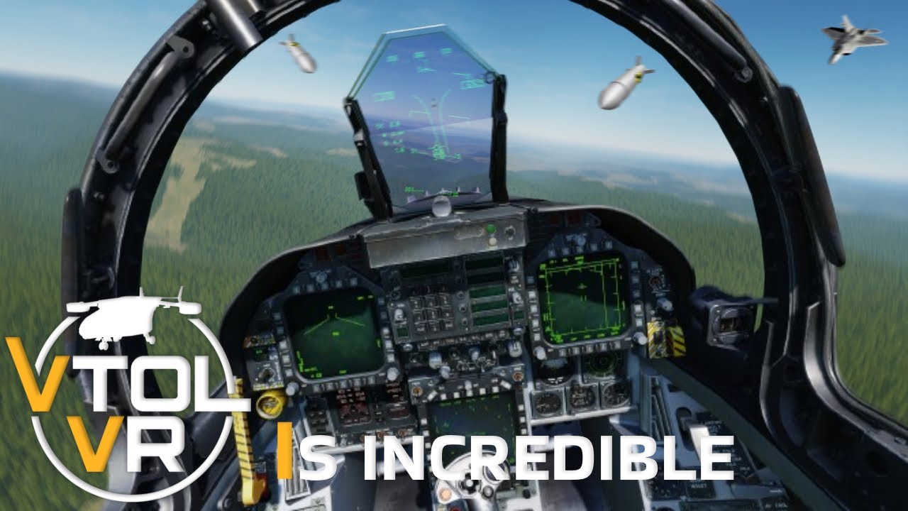 Dodging missiles in Vr is Hard! (Vtol Vr Singleplayer) - YouTube