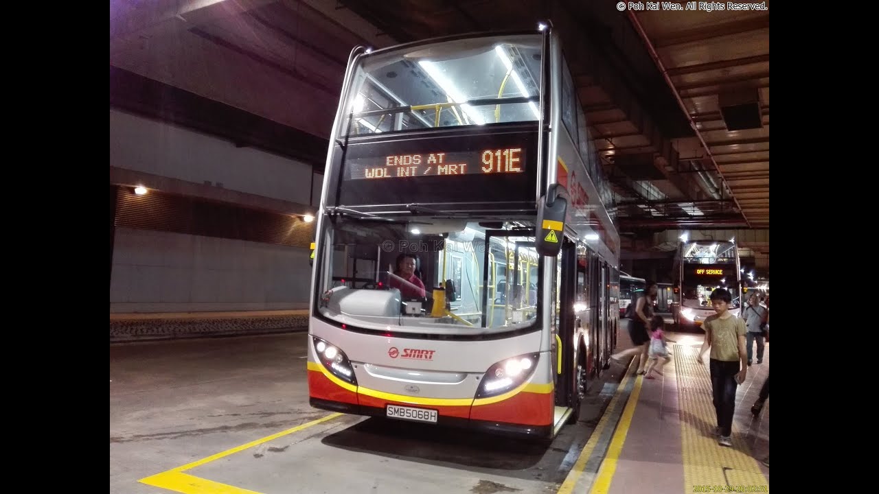 SMRT Bus 911: Woodlands Interchange - Street 81, 82, 83 (FFW, Enviro500 ...
