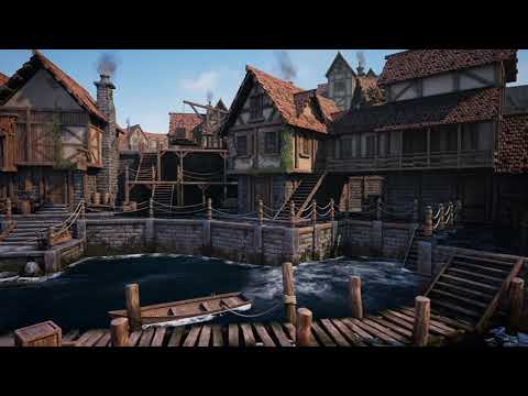 Medieval Docks 3D Environment Art - YouTube