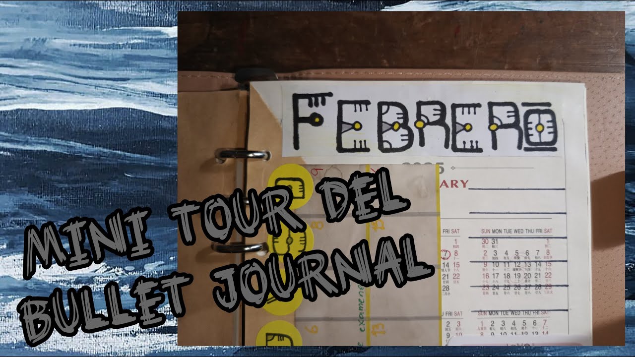 Bullet Journal de febrero. - YouTube