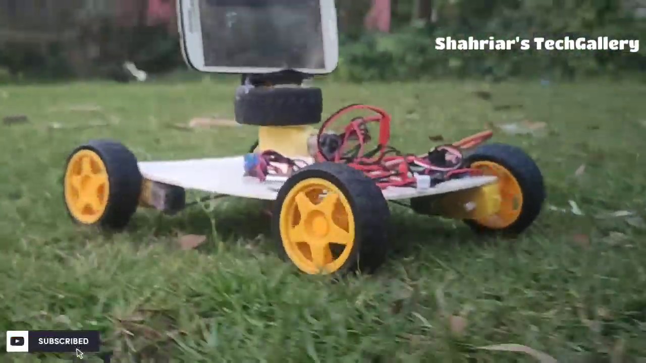 How to make Buggy cam (Smartphone) - Camera stabilizer car - YouTube
