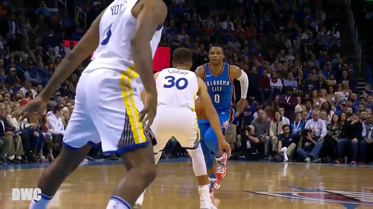 Stephen Curry Defense On Russel Westbrook, November 22, 2017 - YouTube