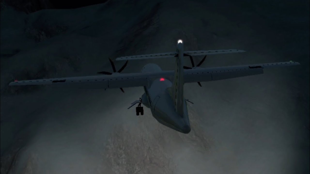 Air France International Flight 066 - Crash Animation || Turboprop ...