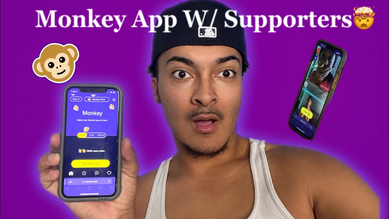 Monkey App W/ Supporters - YouTube