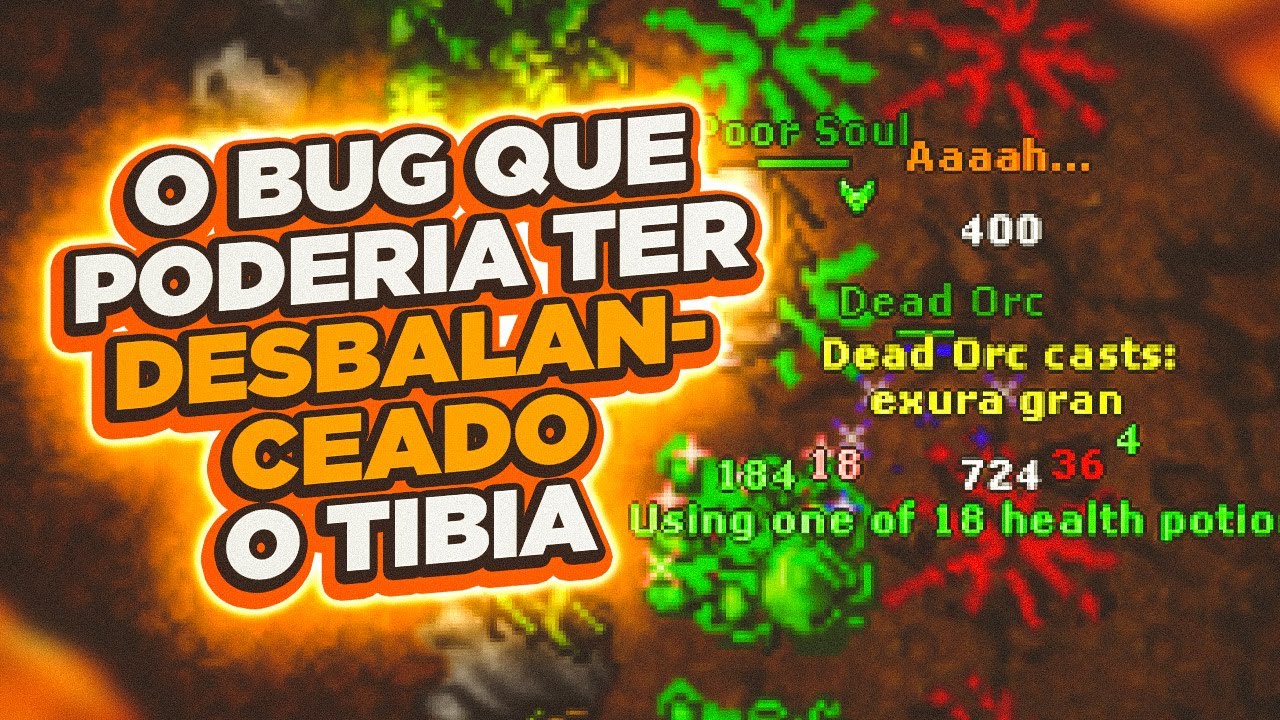 O Bug critico que poderia ter DESBALANCEADO o Tibia l Tibia Papo - YouTube