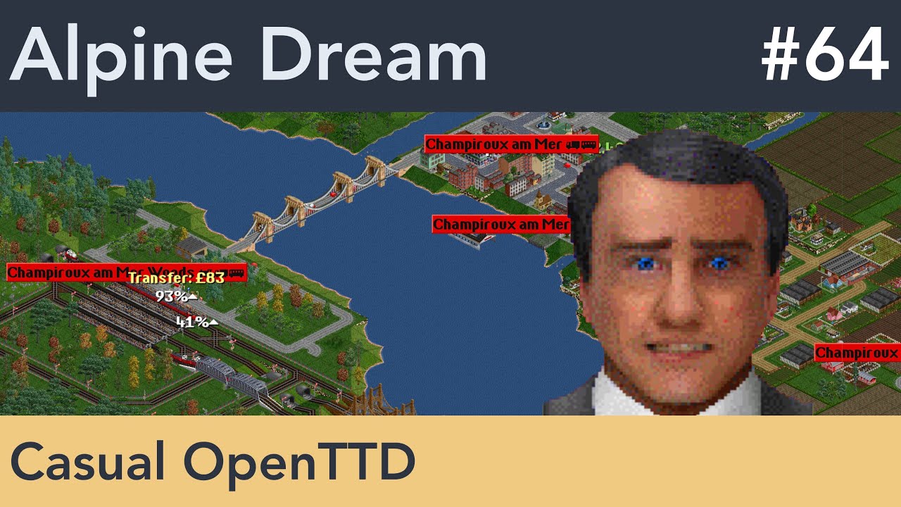Trams for Everyone (!) - OpenTTD - Alpine Dream - #64 - YouTube