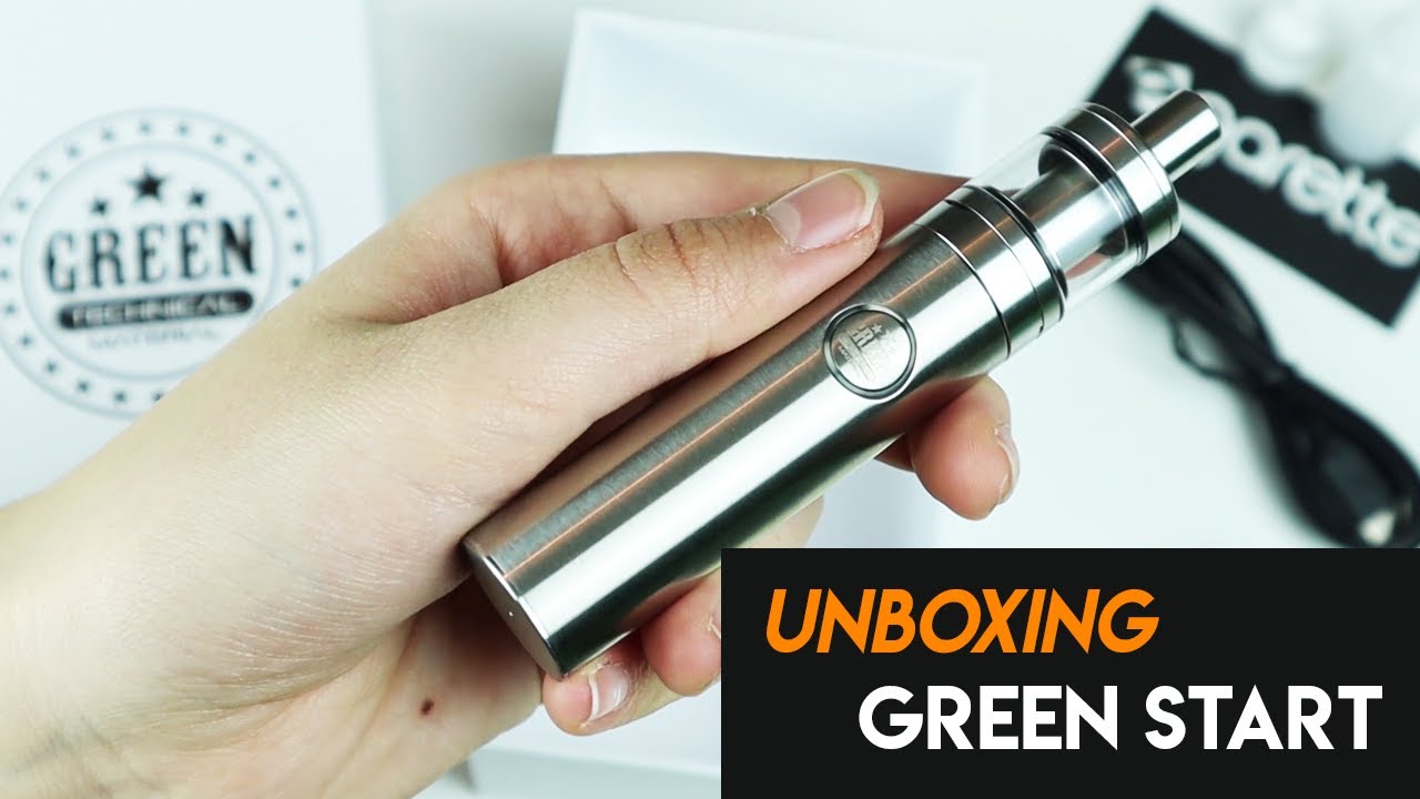 UNBOXING KIT GREEN START DE CHEZ GREEN VAPES - YouTube