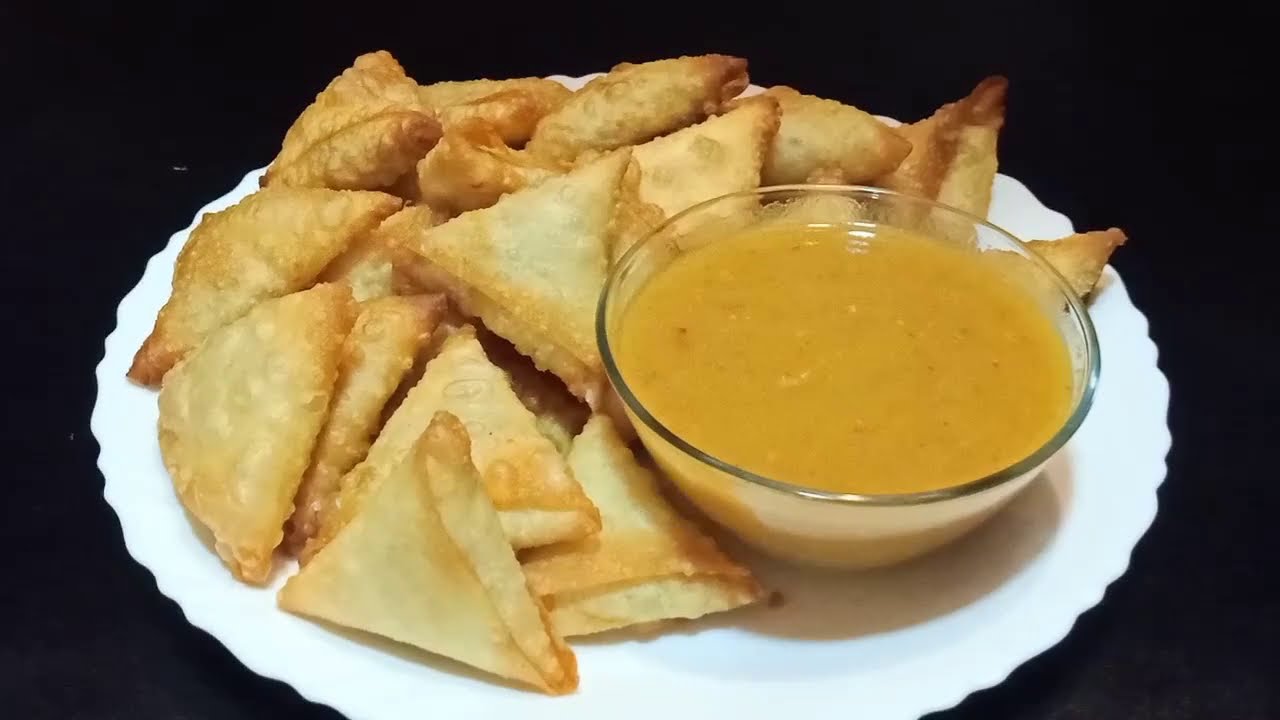 Mini Samosa with potato chatni | one bite samosa Recipe | Ramadan ...